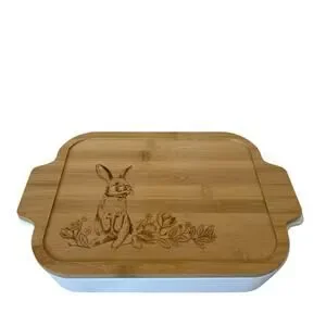 The Bakeshop | Kitchen | The Bakeshop Etched Bunny Oven To Table Baker ...